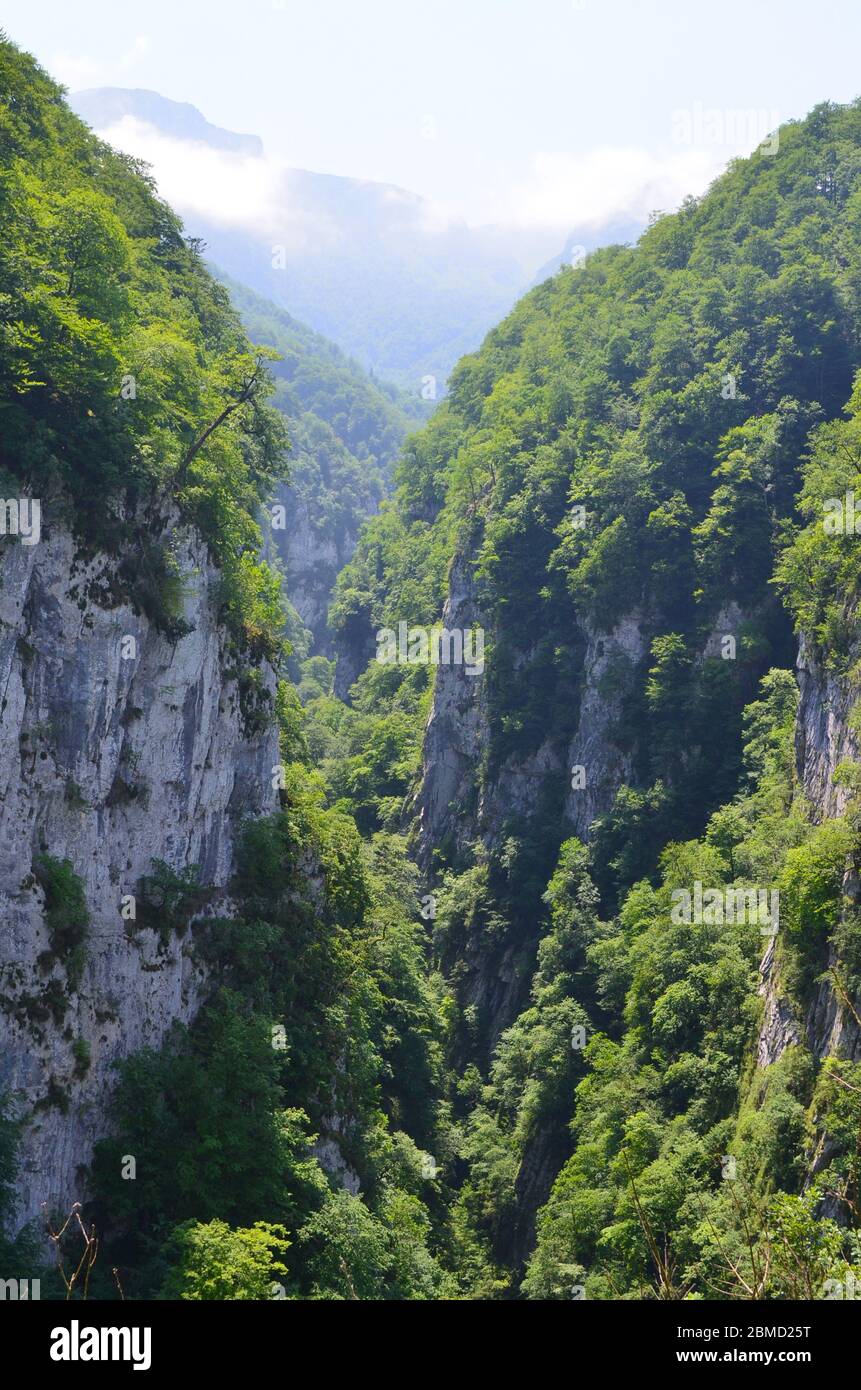 Holtzarte Gorges in the French Pyrenees Stock Photo - Alamy
