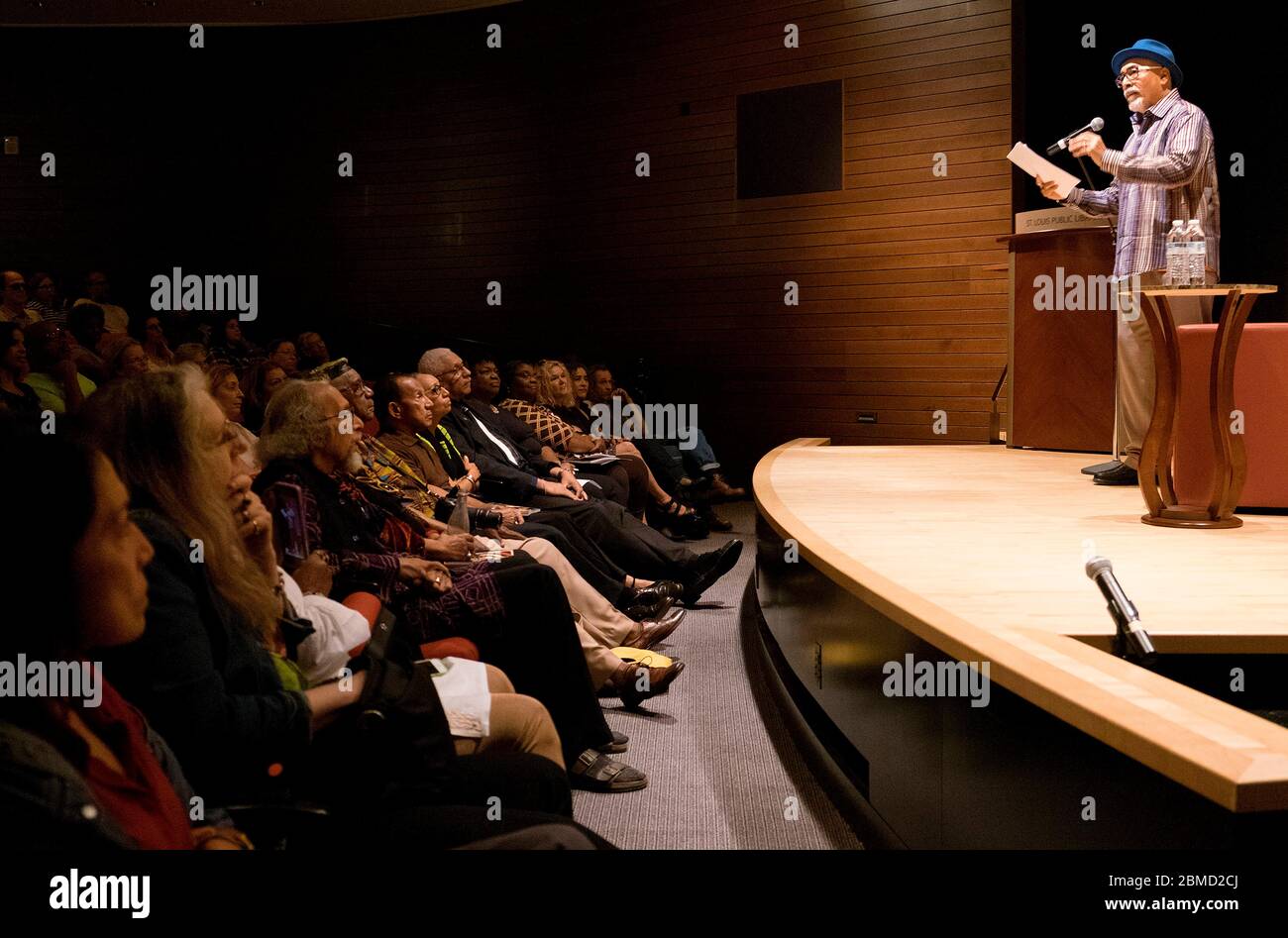 Juan Felipe Herrera, Poet Laureate of the United States, reads during ...