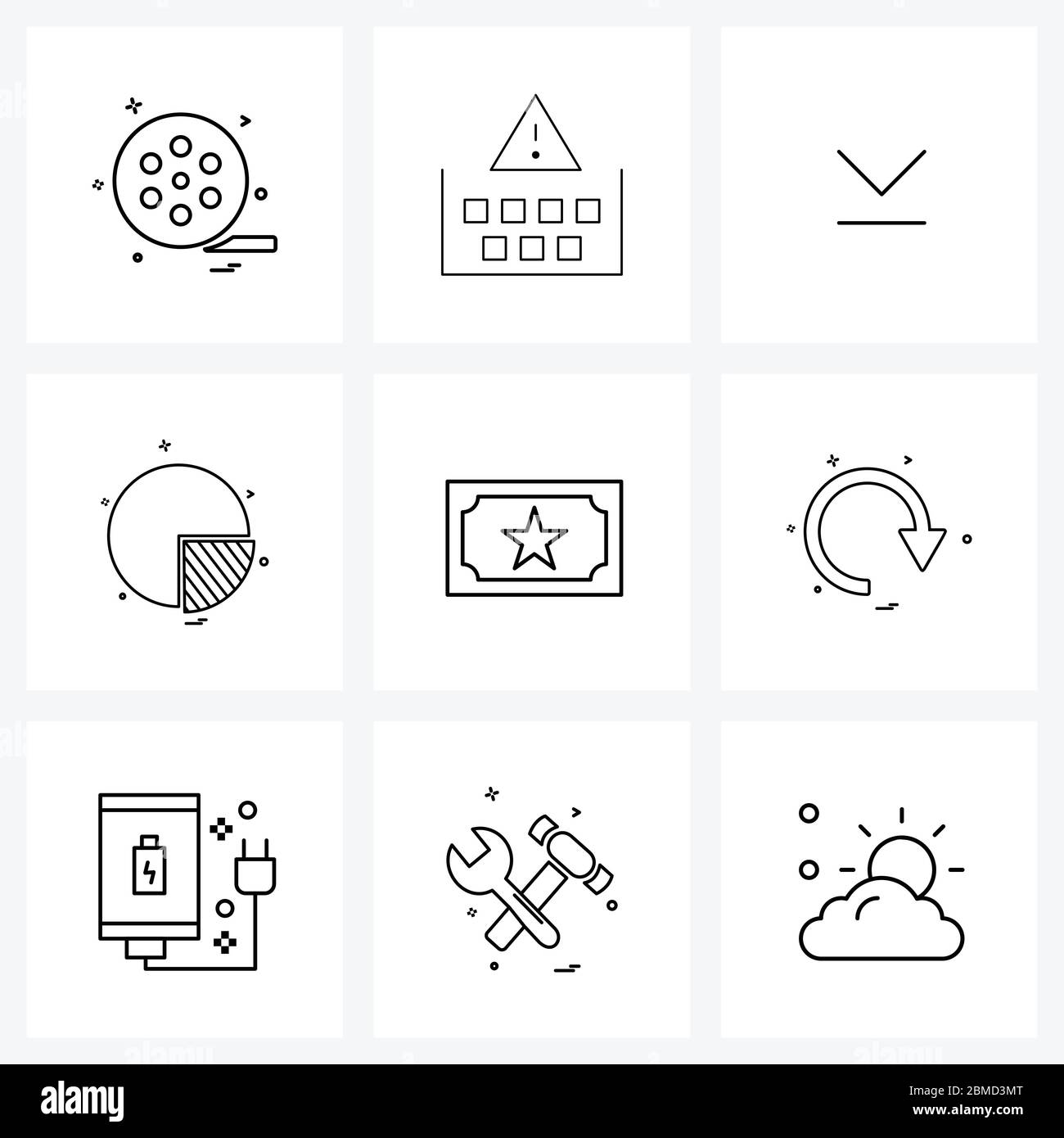 Movie graph Stock Vector Images - Alamy