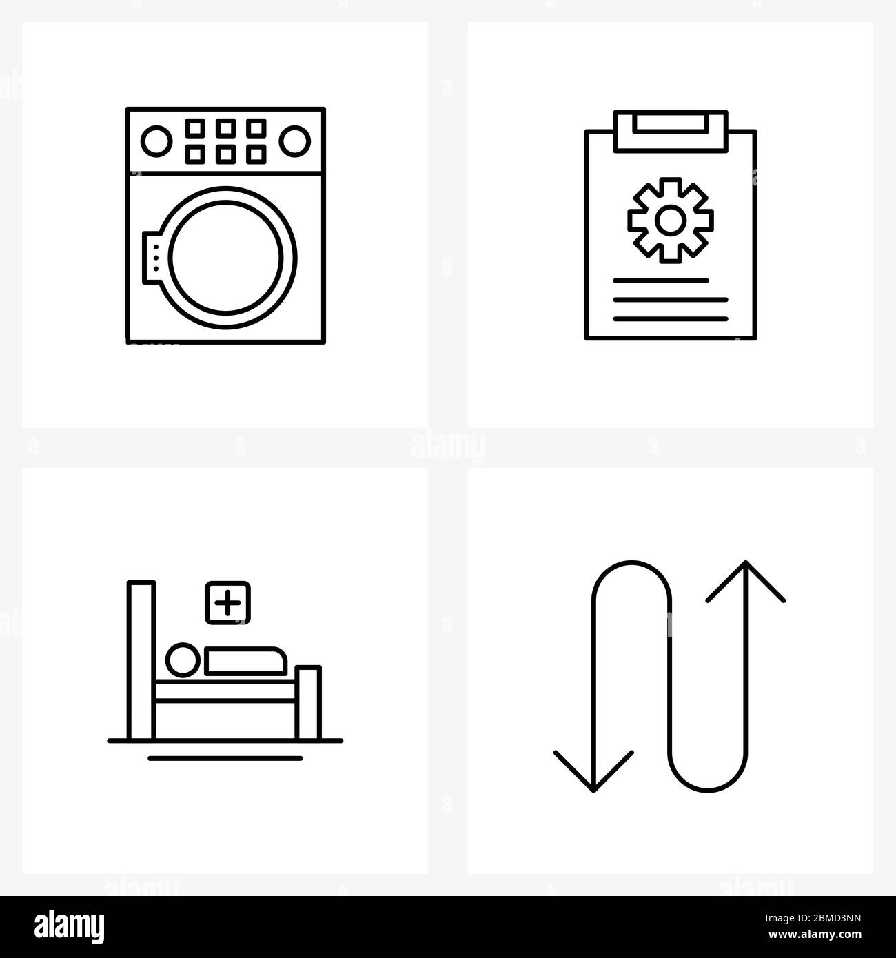 Setting down machine Stock Vector Images - Alamy