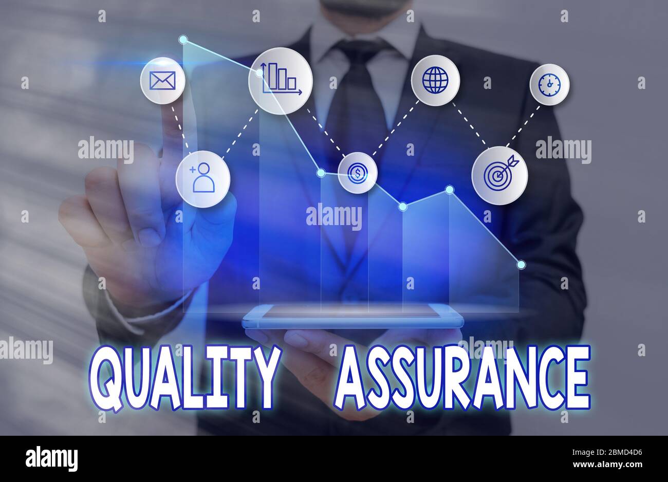 Handwriting text writing Quality Assurance. Conceptual photo Ensures a ...