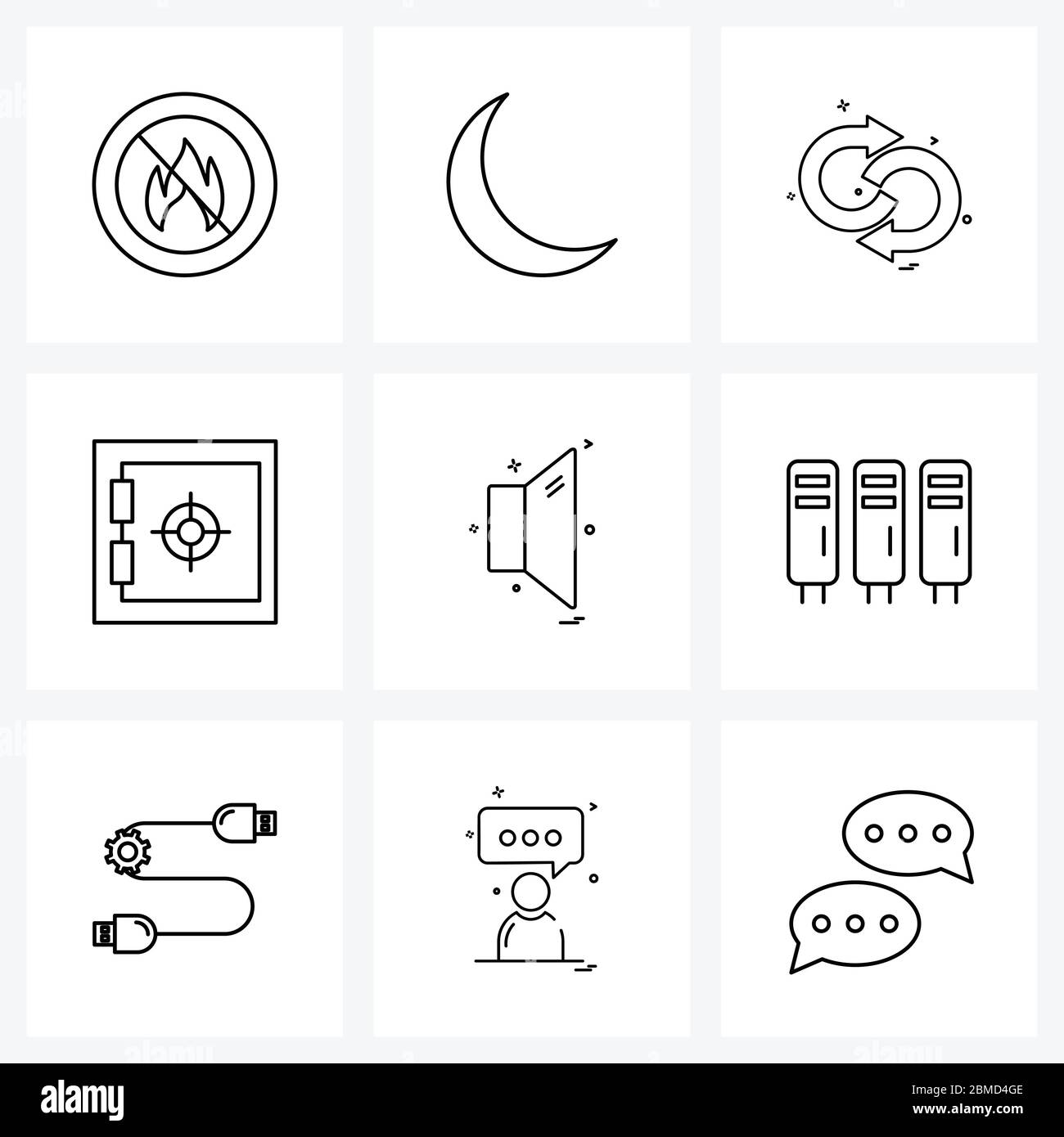 9 Universal Icons Pixel Perfect Symbols of sound, volume, direction ...