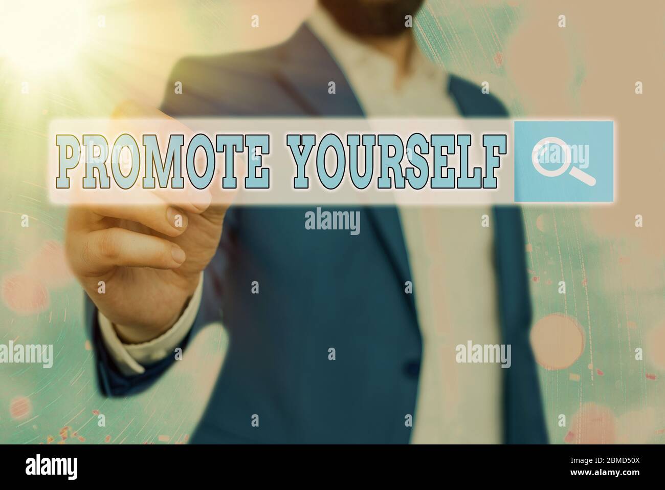 Handwriting text Promote Yourself. Conceptual photo market and ...