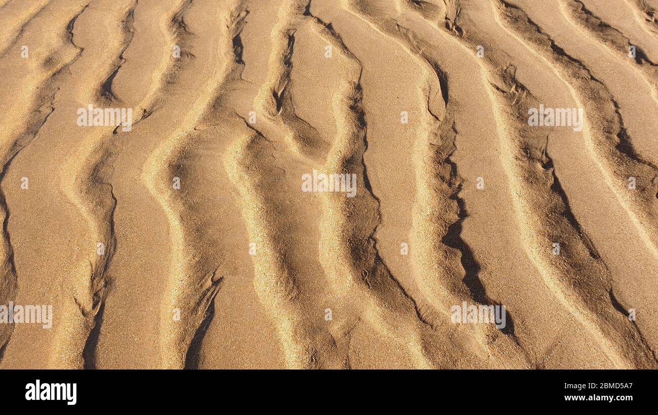 Patterns in sand Stock Photo - Alamy