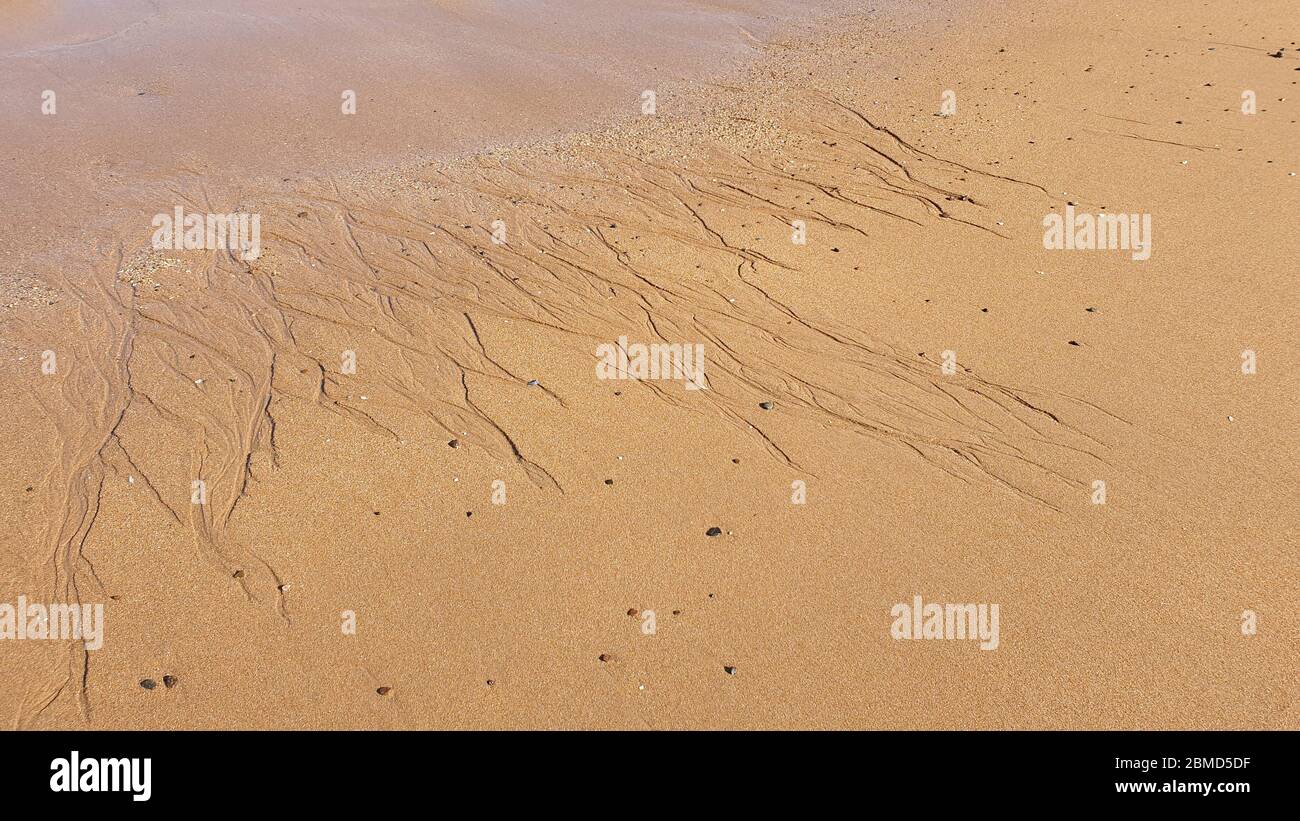 Patterns in sand Stock Photo - Alamy