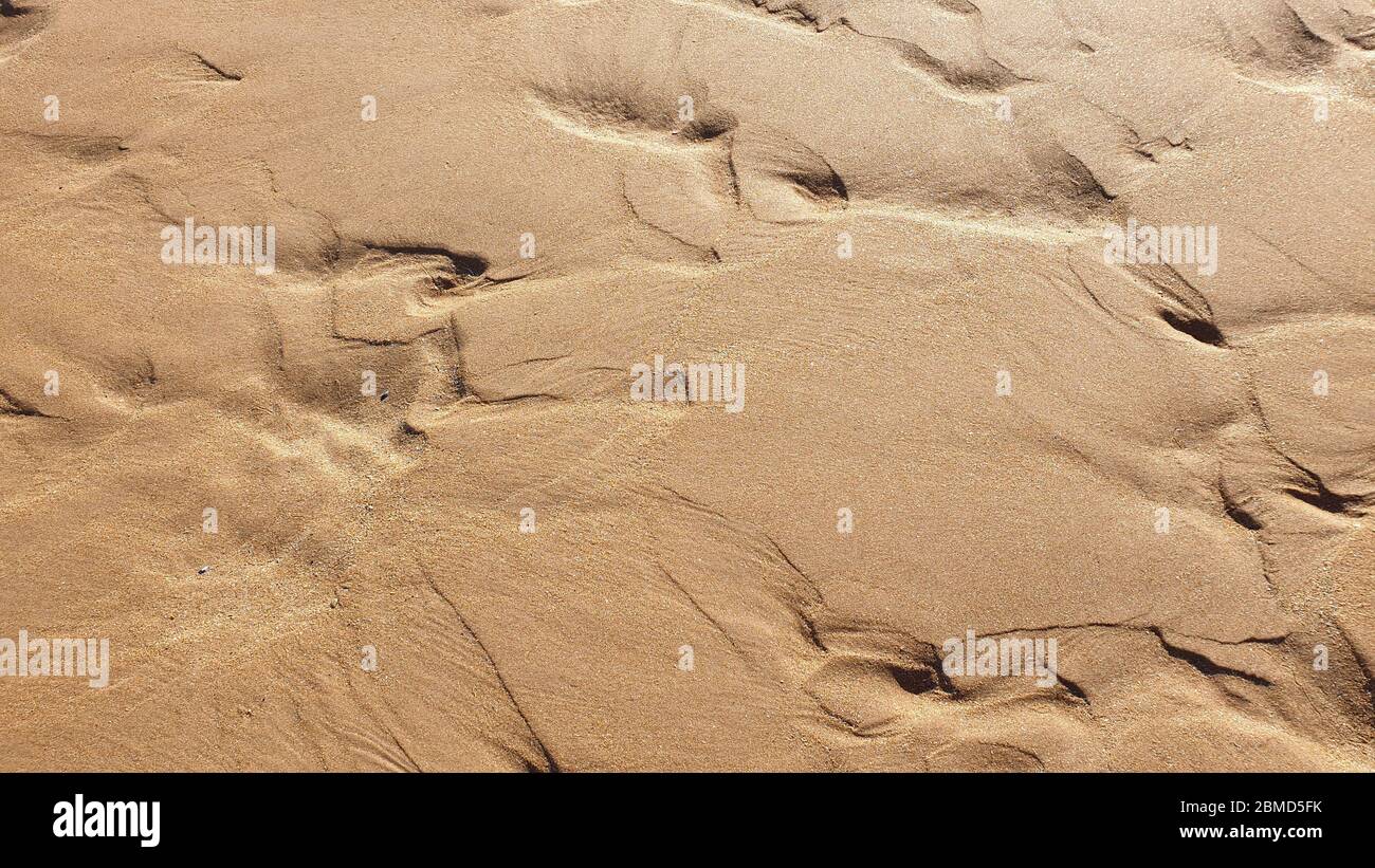 Patterns in sand Stock Photo - Alamy