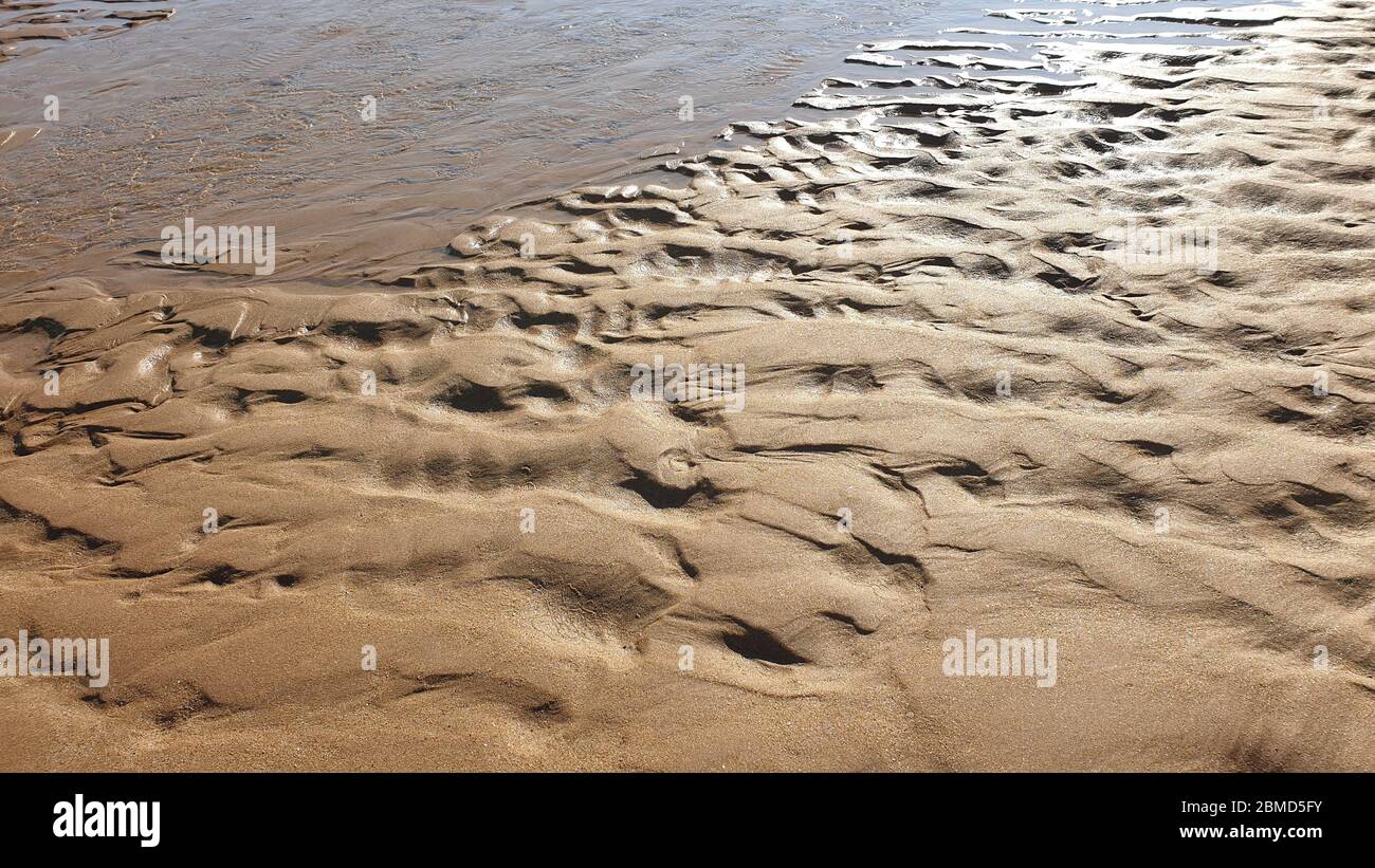 Patterns in sand Stock Photo - Alamy