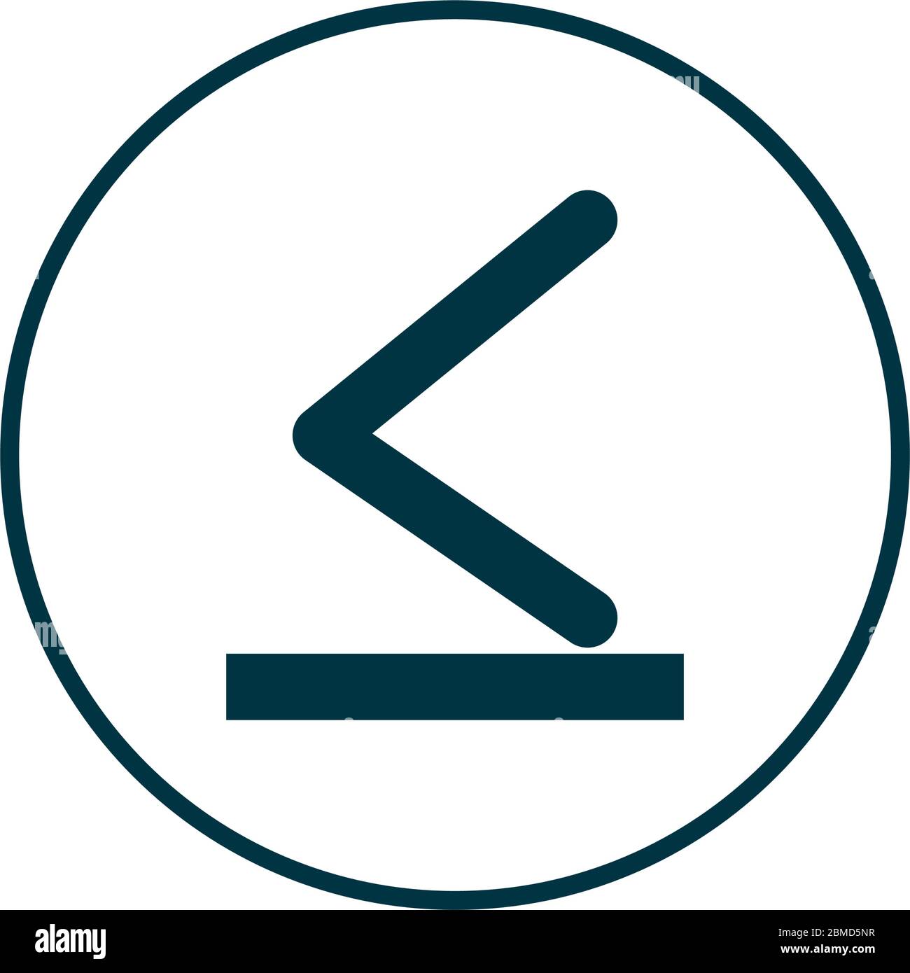 less than or equal to line style icon design, Math finance and ...