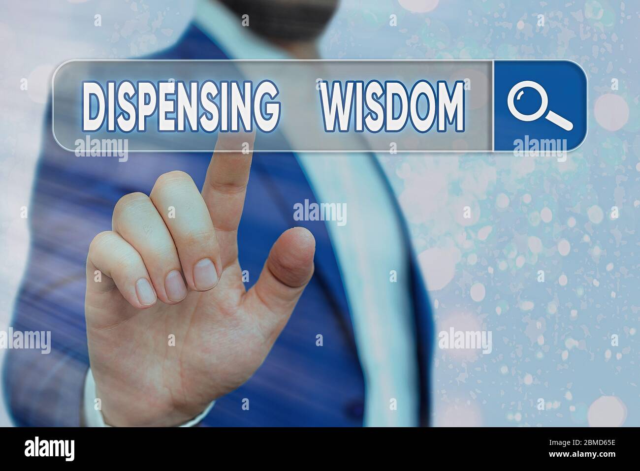 Text sign showing Dispensing Wisdom. Business photo showcasing Giving ...