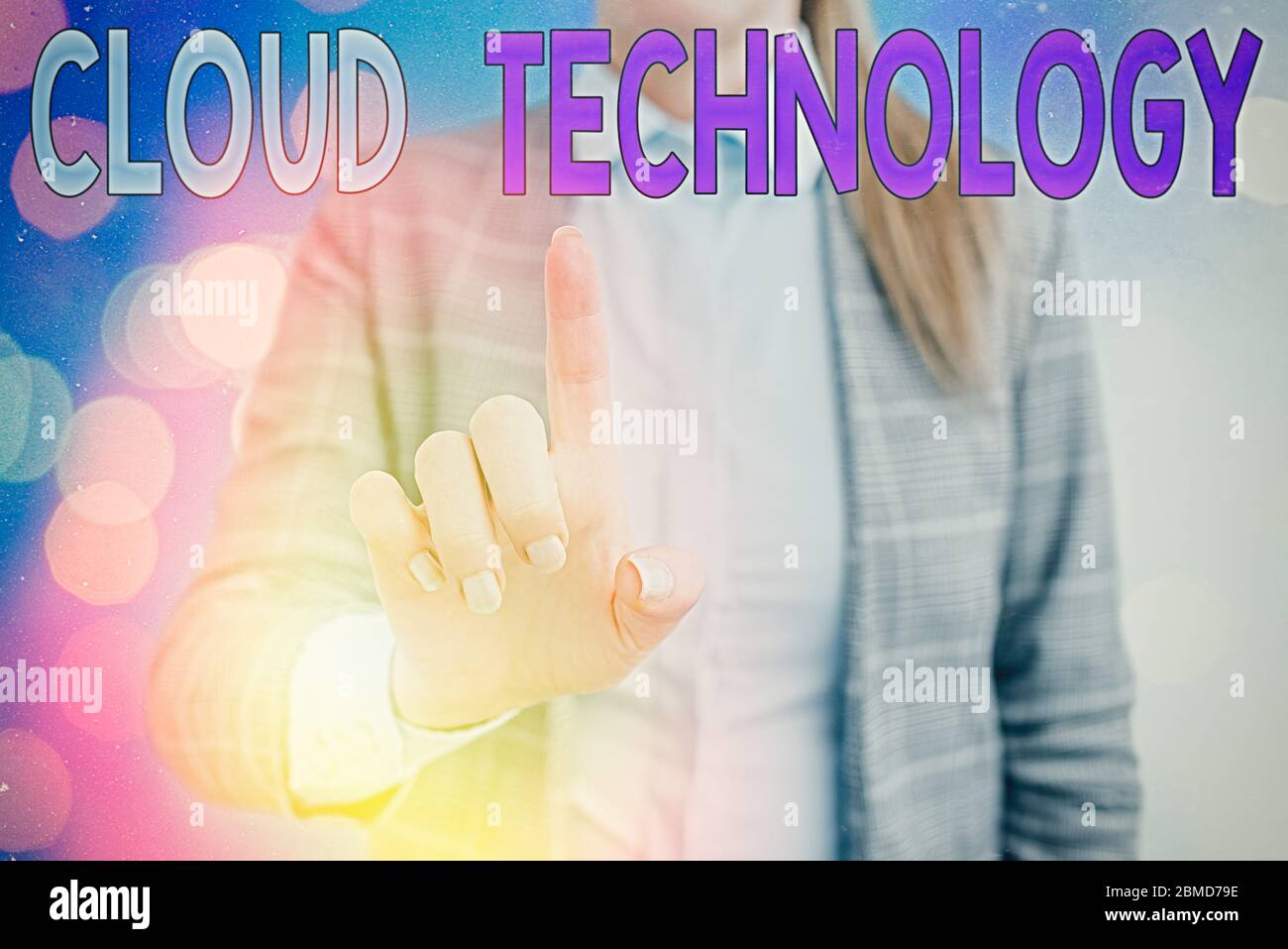 Handwriting text writing Cloud Technology. Conceptual photo storing and accessing data and ...