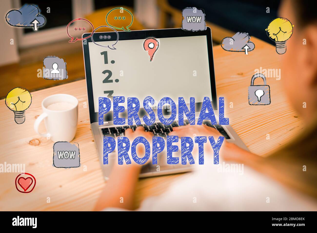 Word writing text Personal Property. Business photo showcasing Things ...