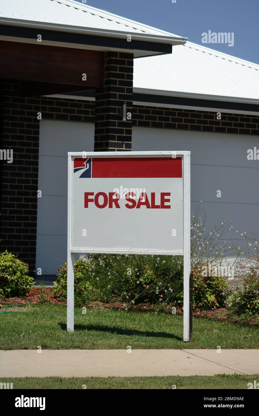 For sale sign, generised Australia Stock Photo - Alamy