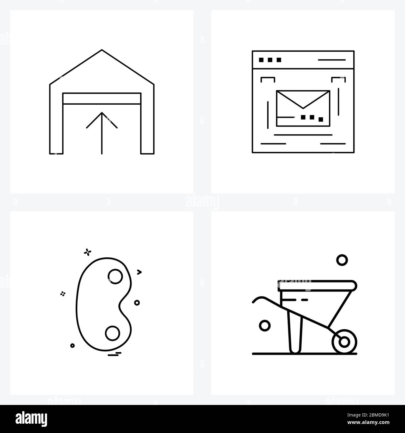 Opening blinds Stock Vector Images - Alamy