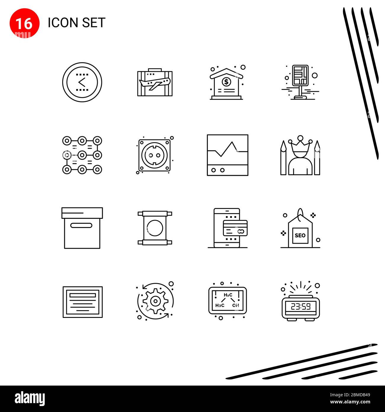 Map symbols hospital Stock Vector Images - Alamy