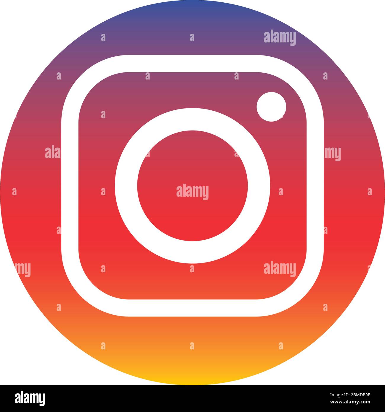 instagram flat style icon design, Social media multimedia communication ...