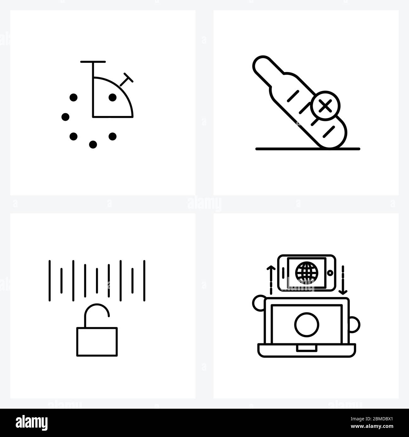 Three devices Stock Vector Images - Alamy