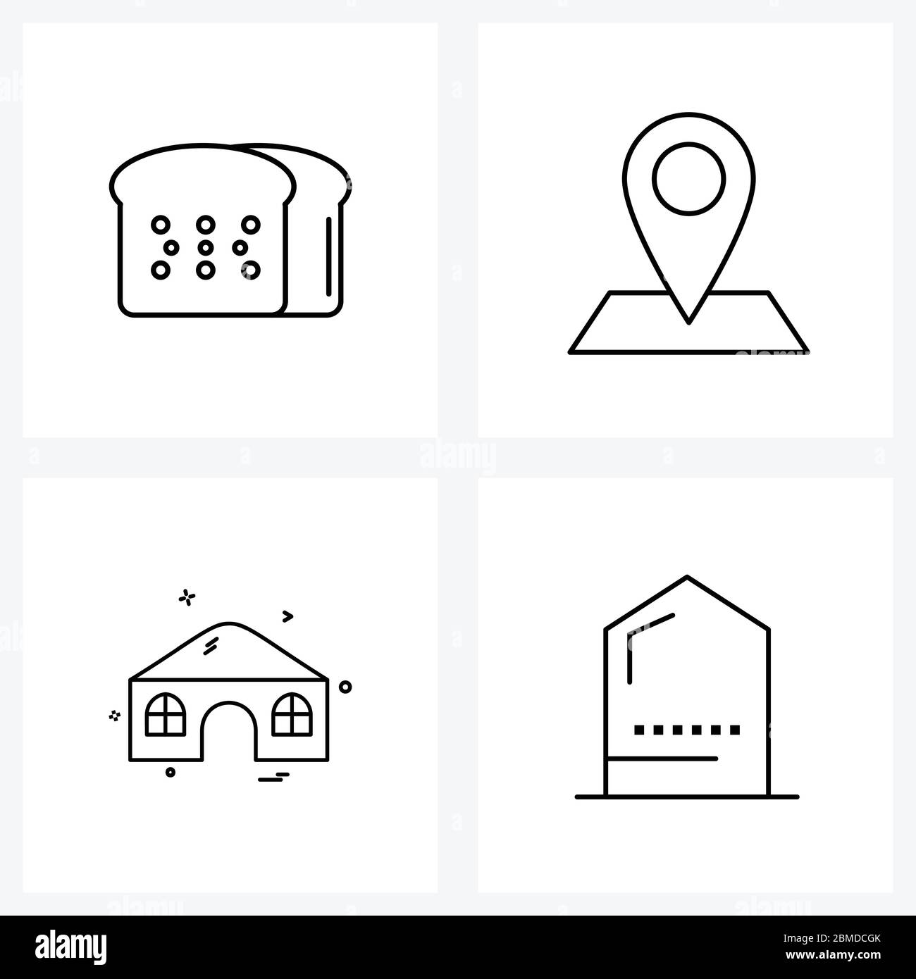 Toast location Stock Vector Images - Alamy