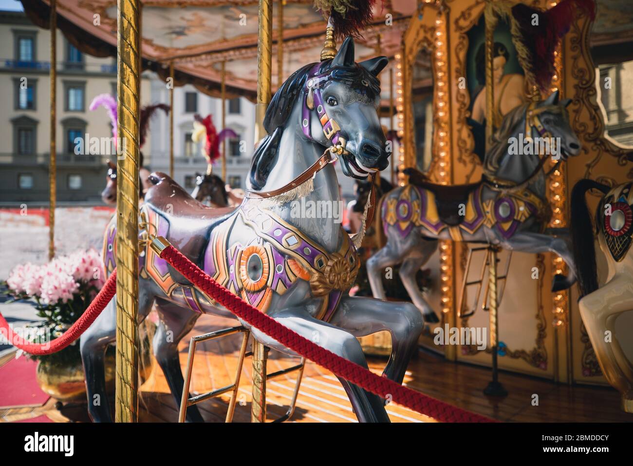 A carousel horse. High quality photo Stock Photo - Alamy
