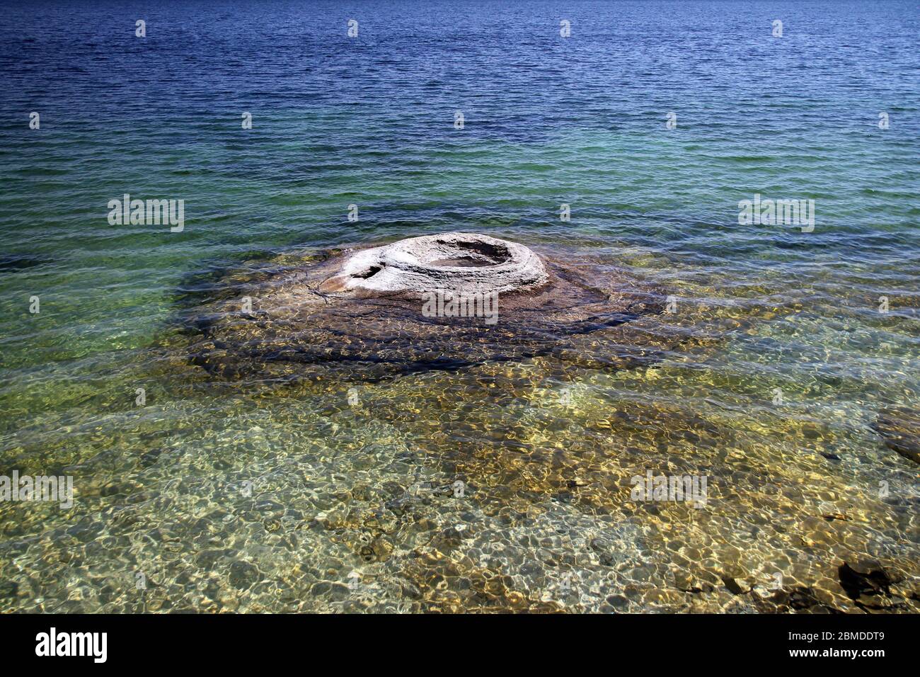 Yellowstone lake volcano water hi-res stock photography and images - Alamy
