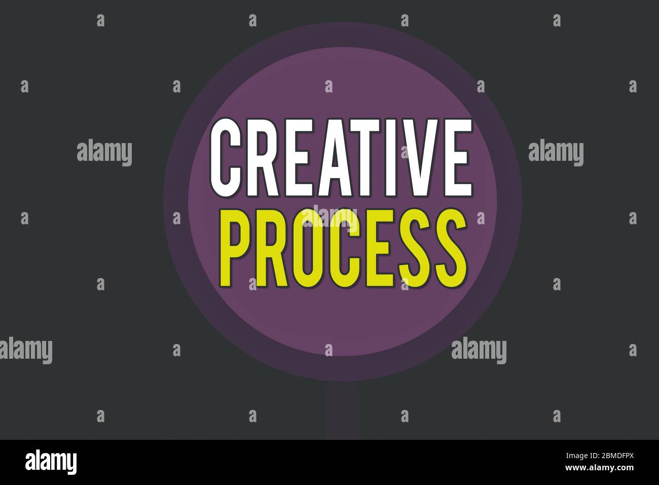 Conceptual hand writing showing Creative Process. Concept meaning act ...