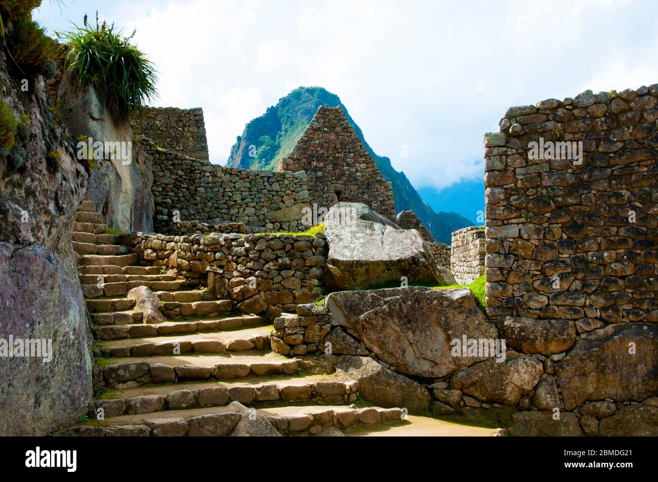 Machu Picchu Inca Ruins - Peru Stock Photo - Alamy