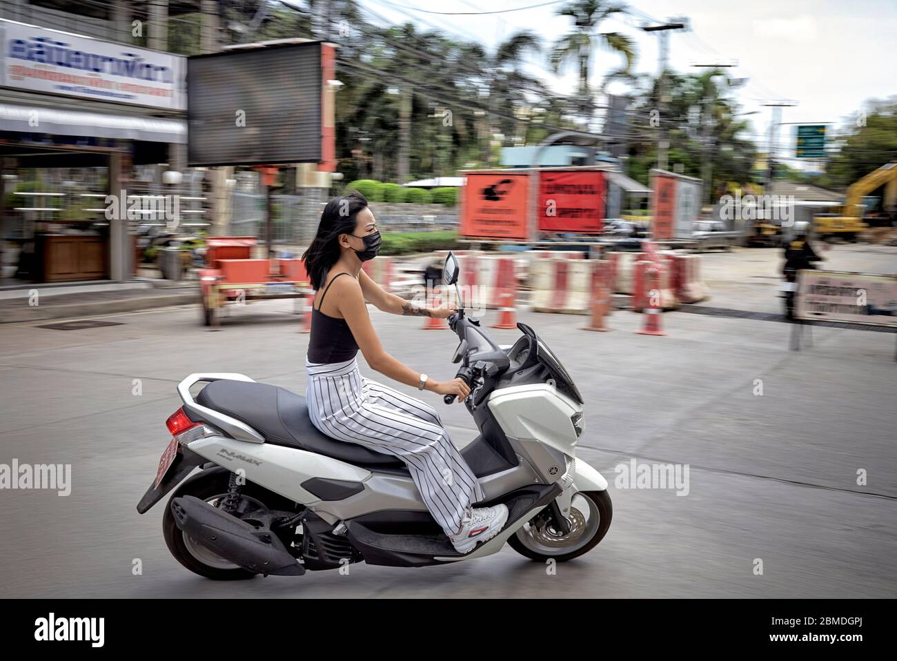 Female motorbike hi-res stock photography and images - Alamy