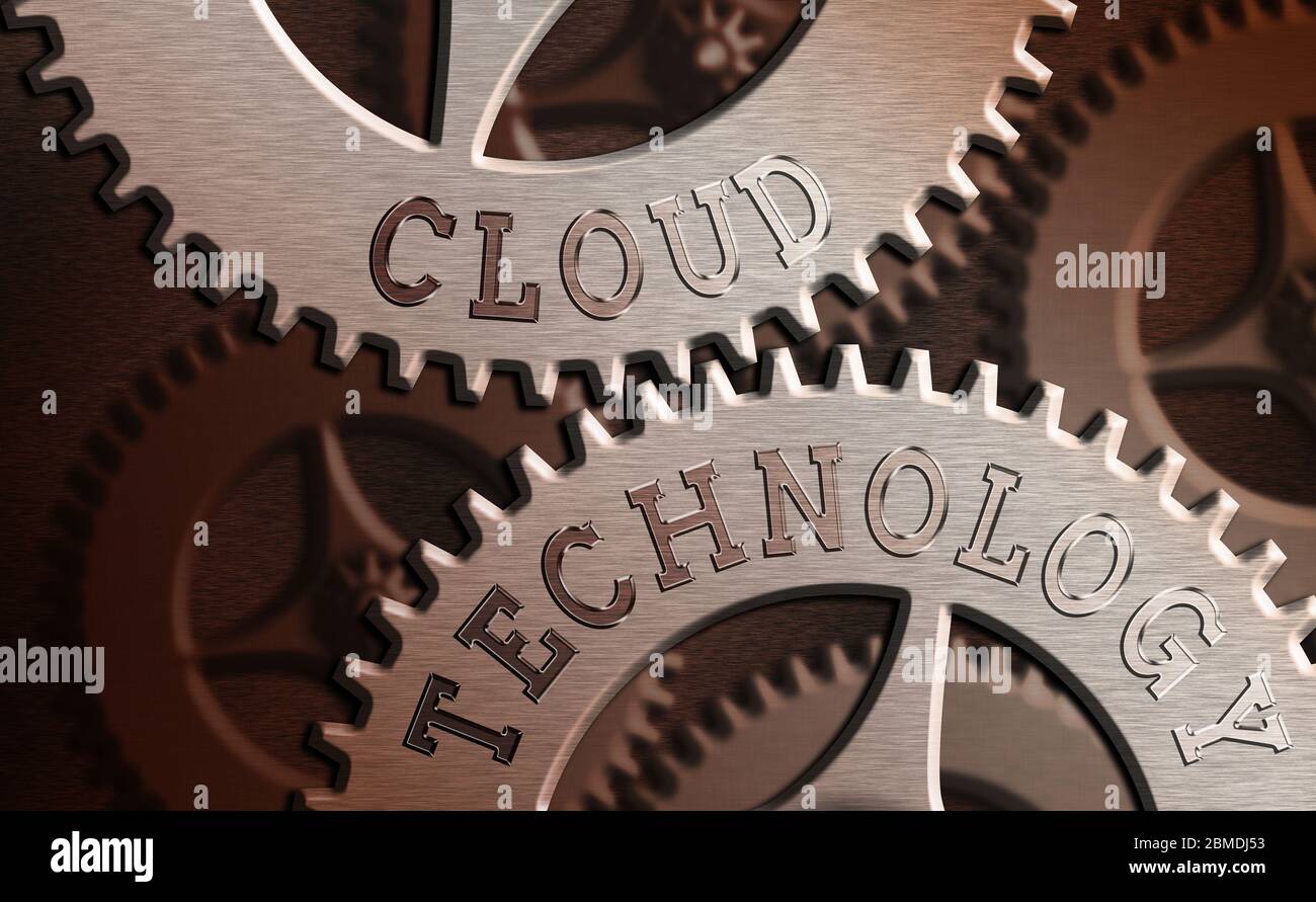 Conceptual hand writing showing Cloud Technology. Concept meaning storing and accessing data and ...