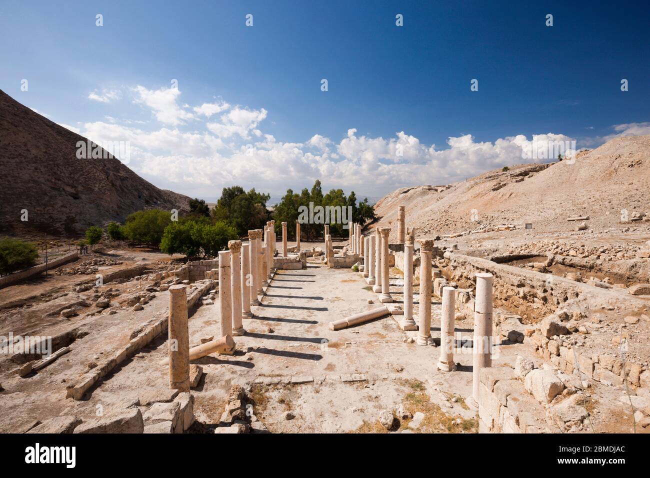 Byzantine Cathedral Church, Ancient ruins of Pella, ancient Decapolis ...