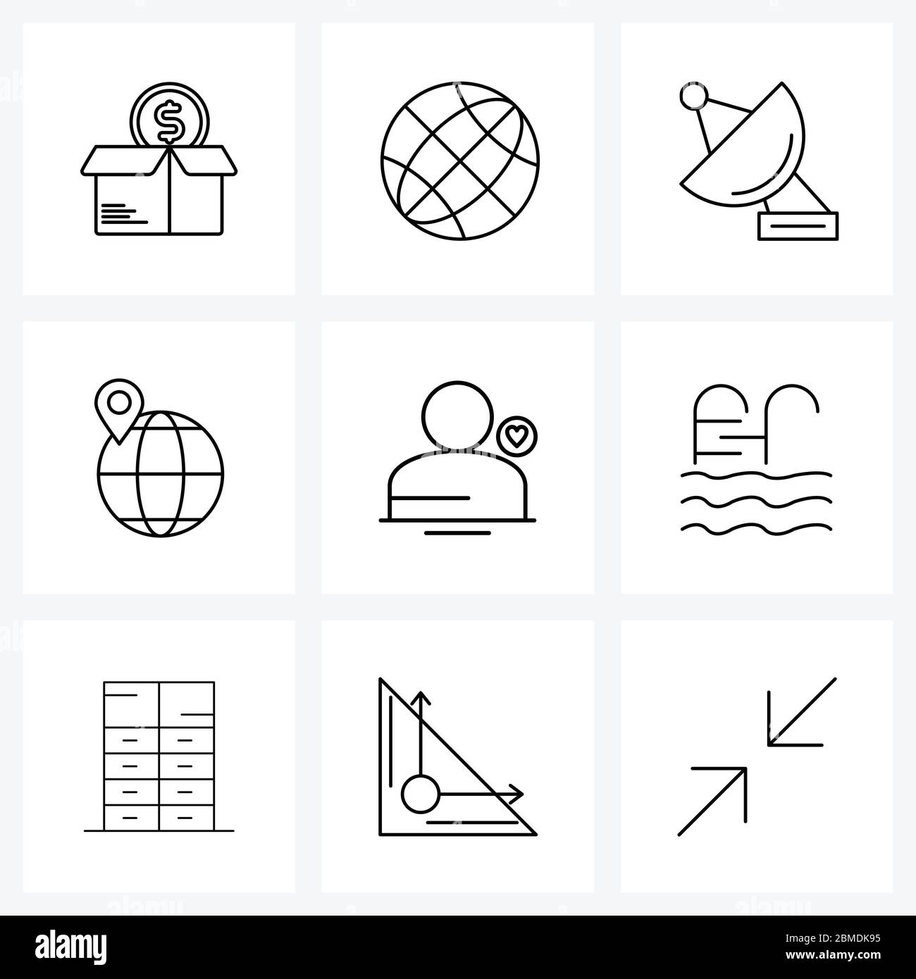 9 Universal Icons Pixel Perfect Symbols of hospital, medical, radio ...