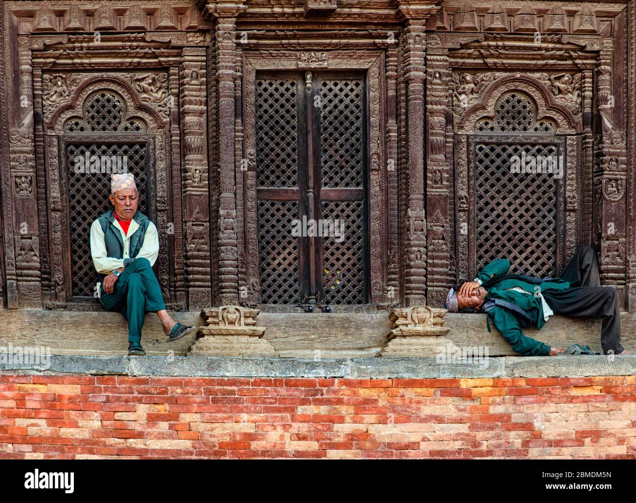 Men in Kathmandu, Nepal Stock Photo - Alamy