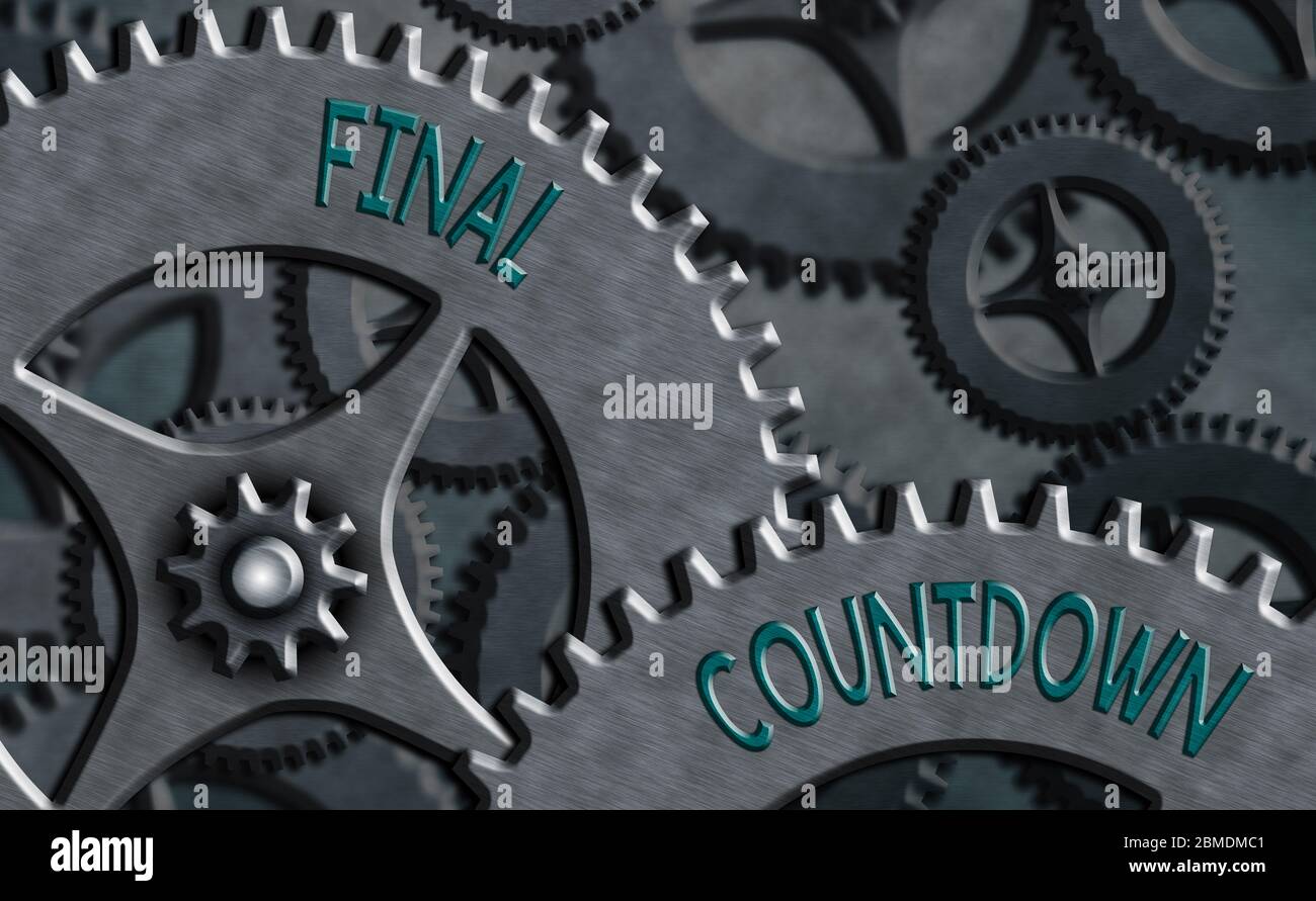 Conceptual hand writing showing Final Countdown. Concept meaning Last ...