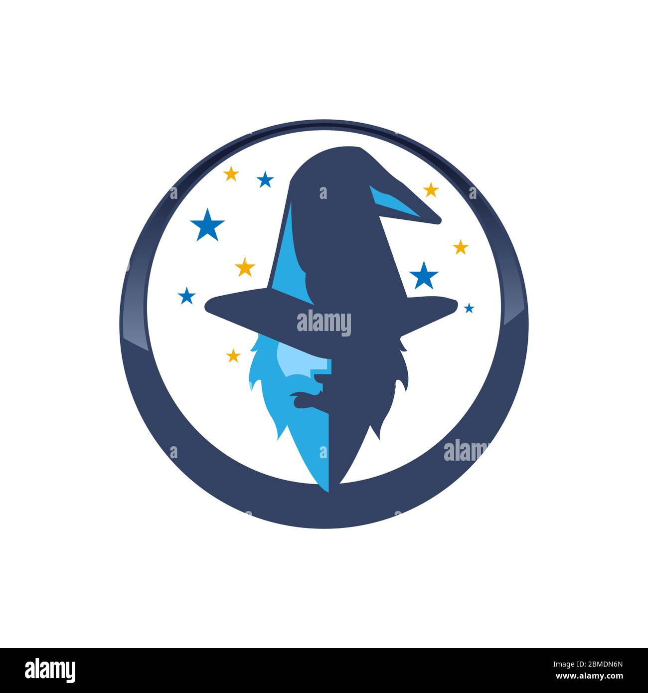 Merlin wizard medieval Stock Vector Images - Alamy