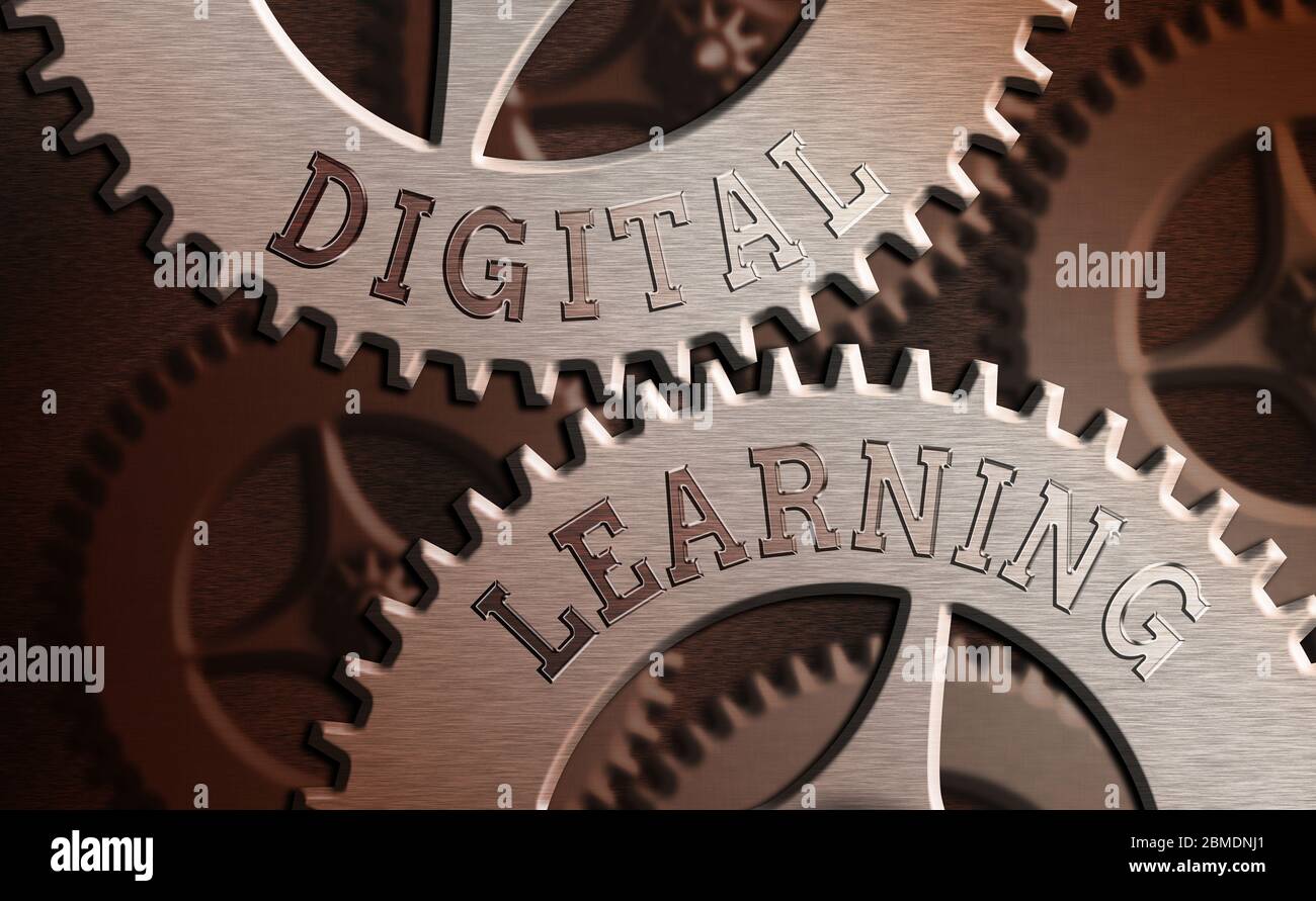 Conceptual hand writing showing Digital Learning. Concept meaning ...