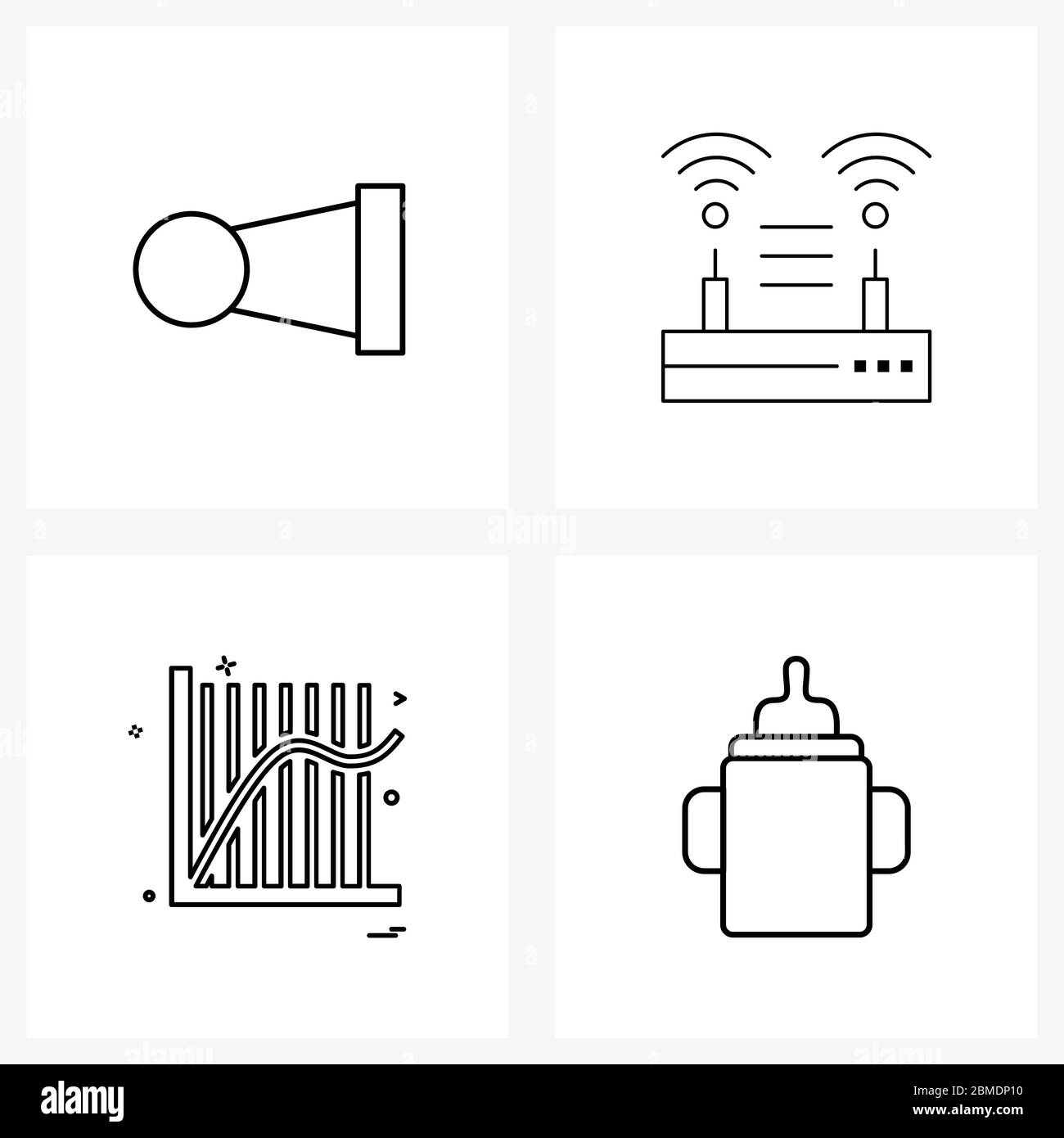 Beep signal vector hi-res stock photography and images - Alamy