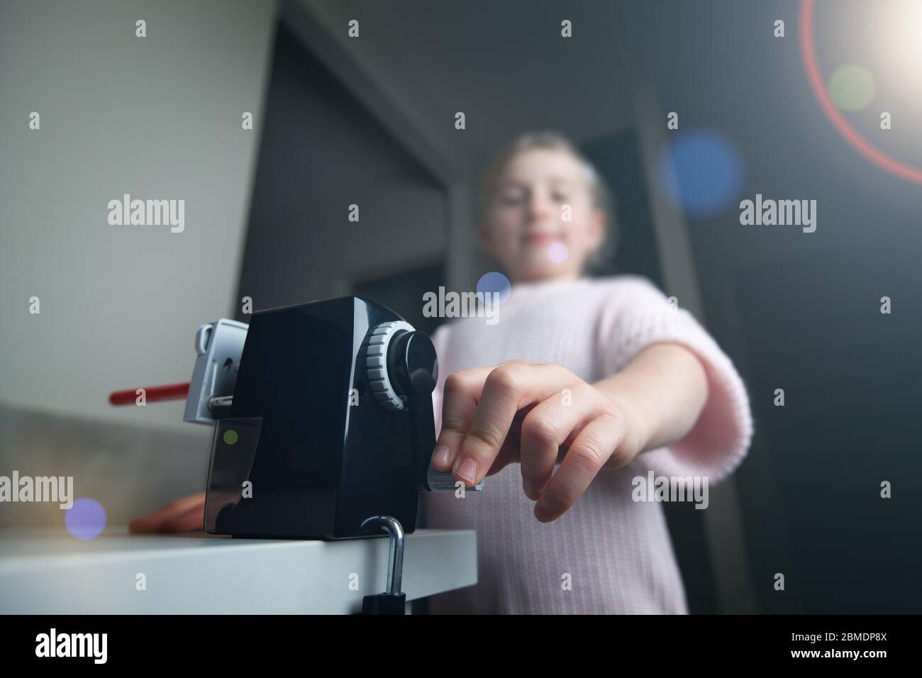 Child Using Pencil High Resolution Stock Photography and Images - Alamy