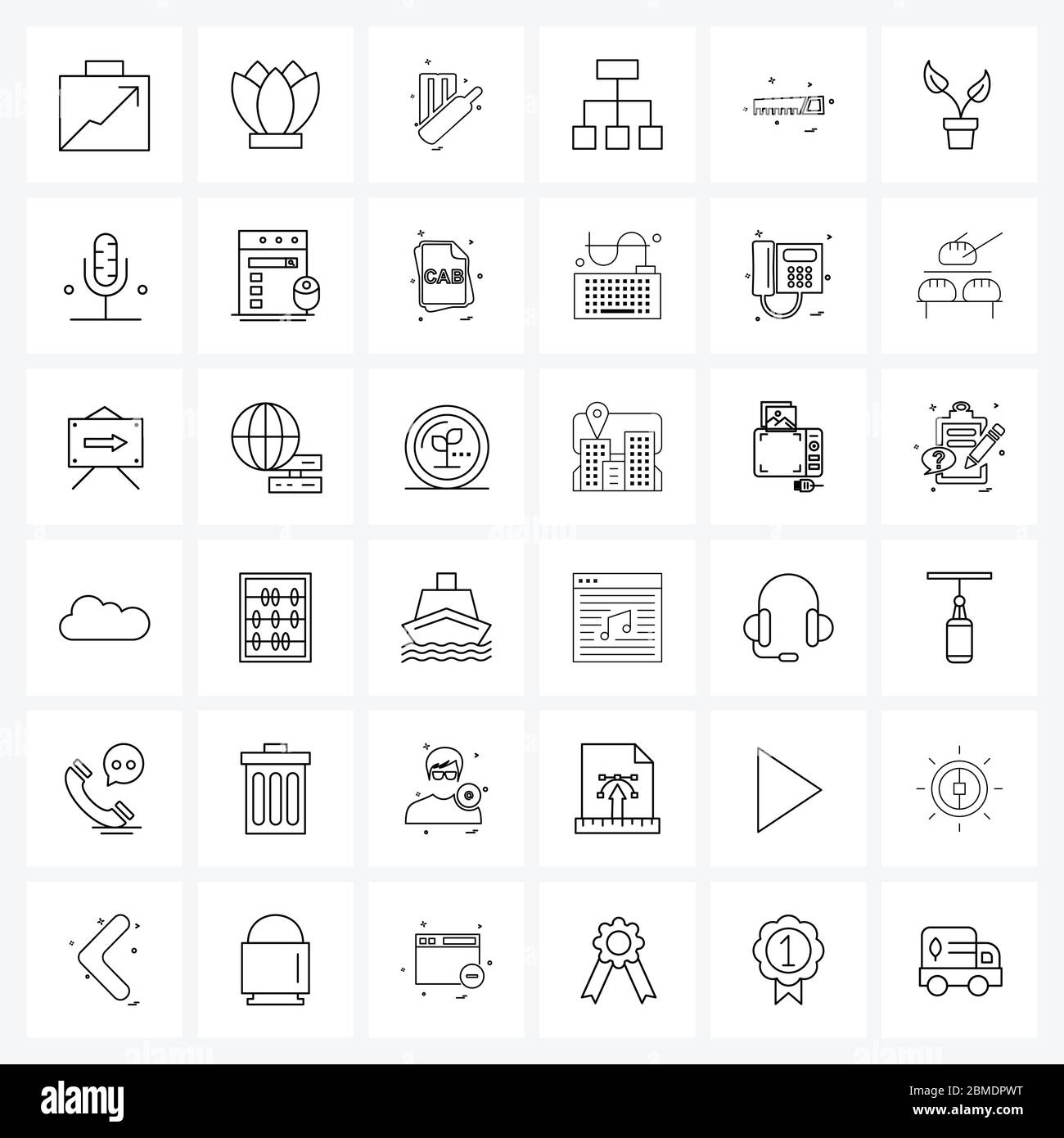 36 Universal Line Icon Pixel Perfect Symbols of share, distribute ...