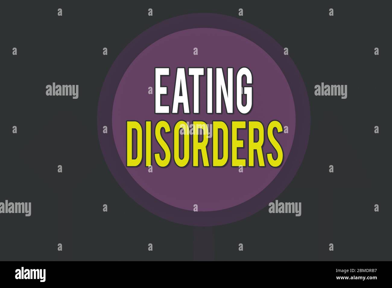 Conceptual hand writing showing Eating Disorders. Concept meaning any ...