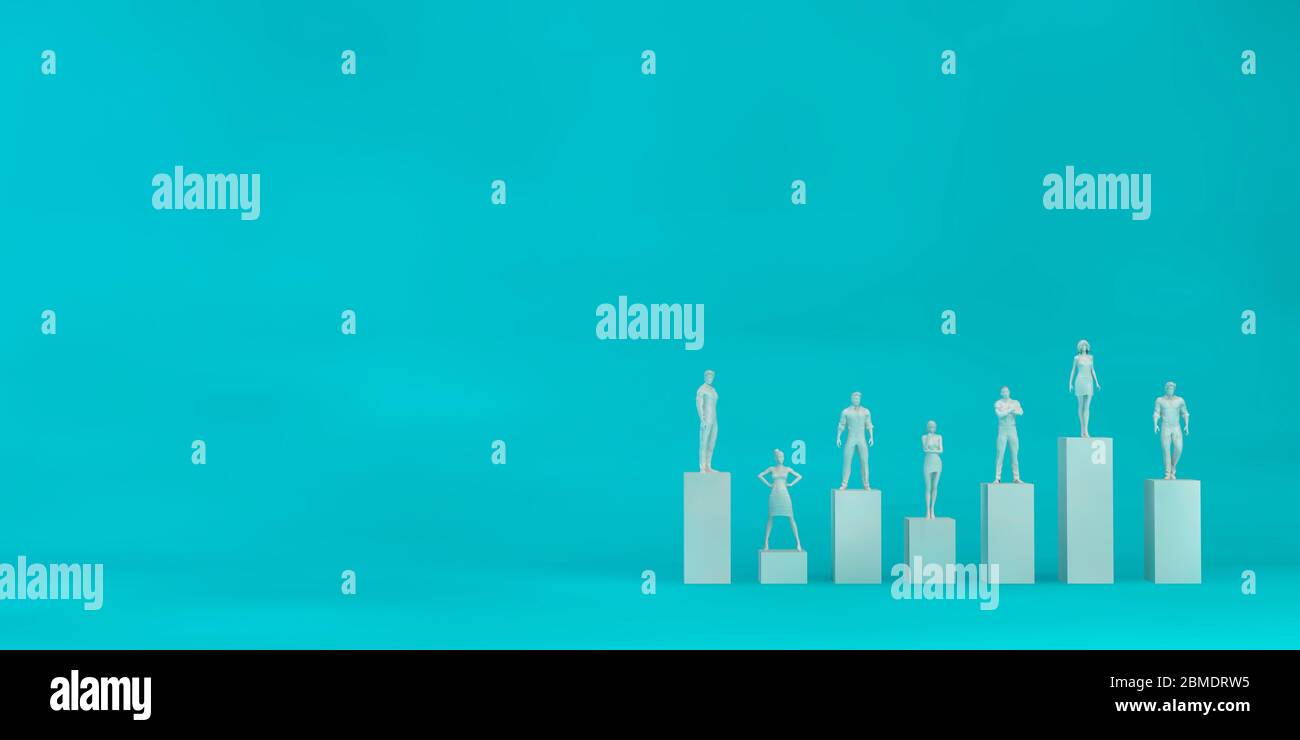 Empowered Business People Standing as a Success Concept Stock Photo - Alamy