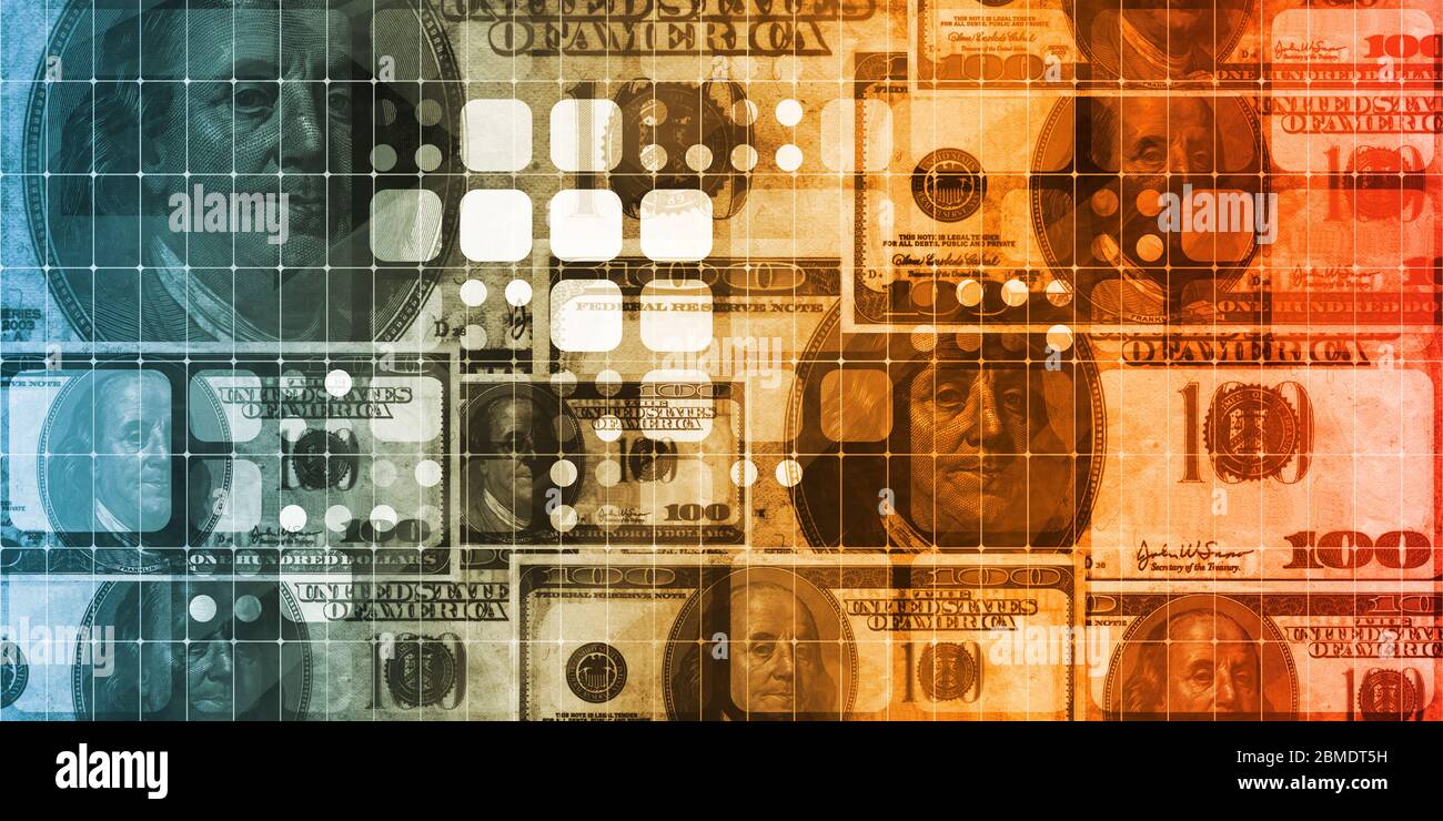Modern Digital Economy on a Global Work Scale Stock Photo - Alamy