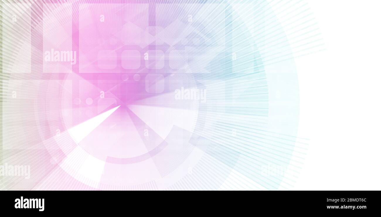 Technology Network with Circuit Board Data Flow Stock Photo - Alamy