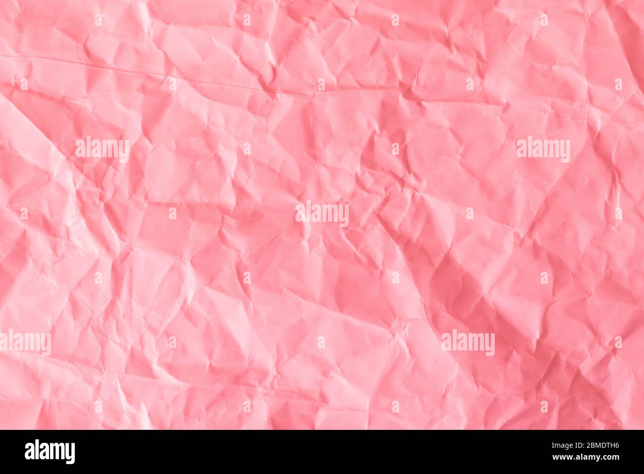 texture of a crumpled paper in pink color. Empty background Stock Photo ...