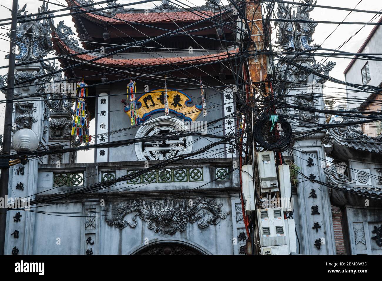 Power lines in asia hi-res stock photography and images - Alamy