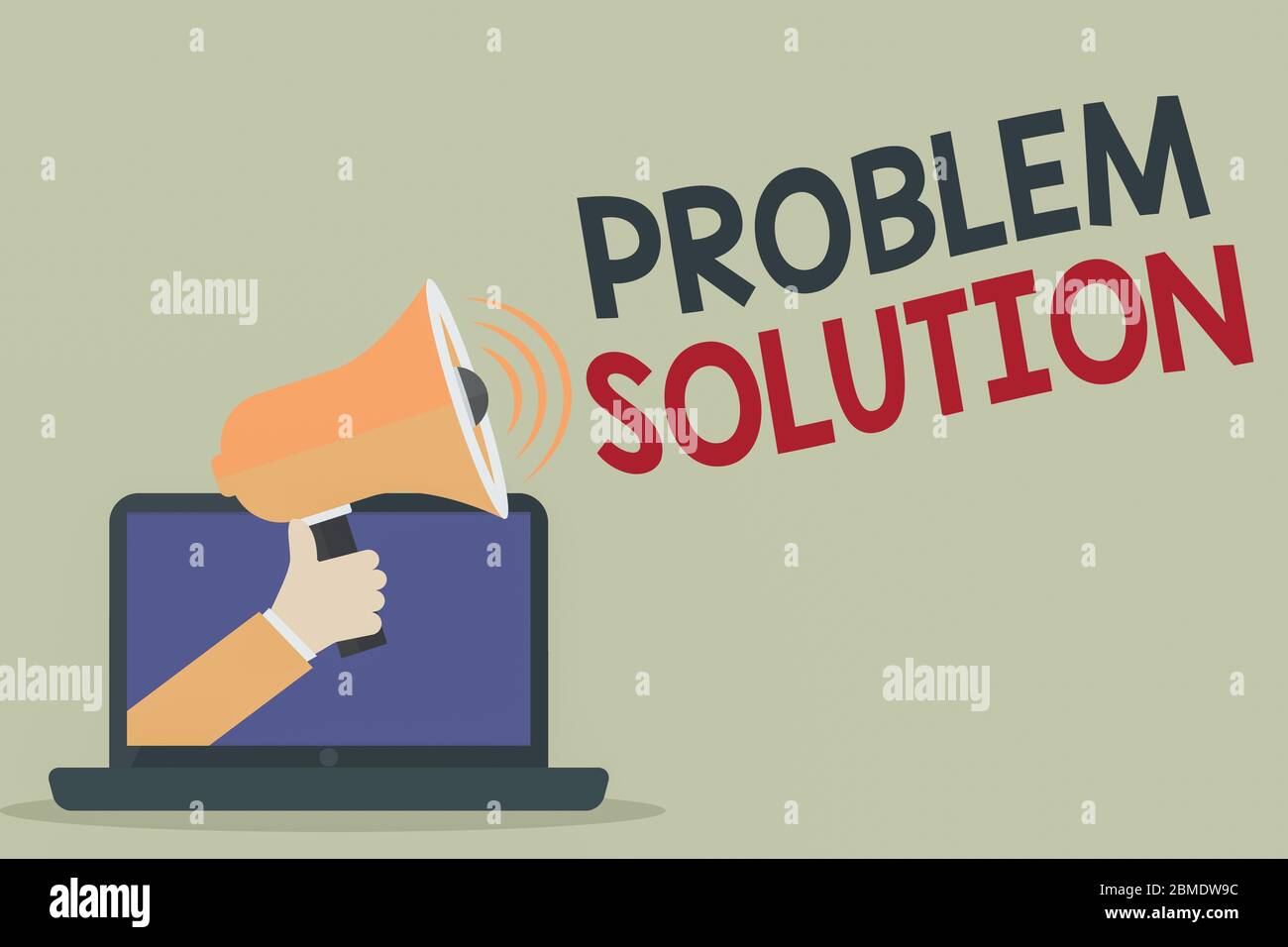 Text sign showing Problem Solution. Business photo showcasing solving consists of using generic ...