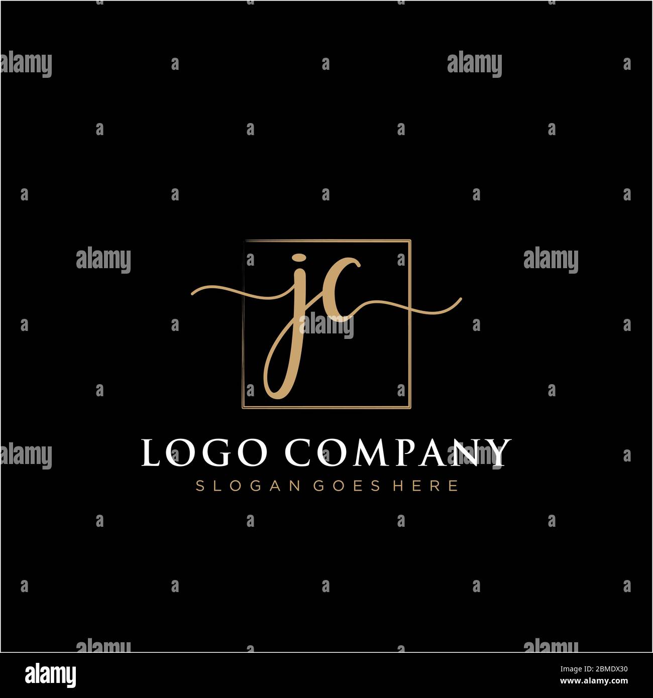 Letter jc vector vectors hi-res stock photography and images - Alamy