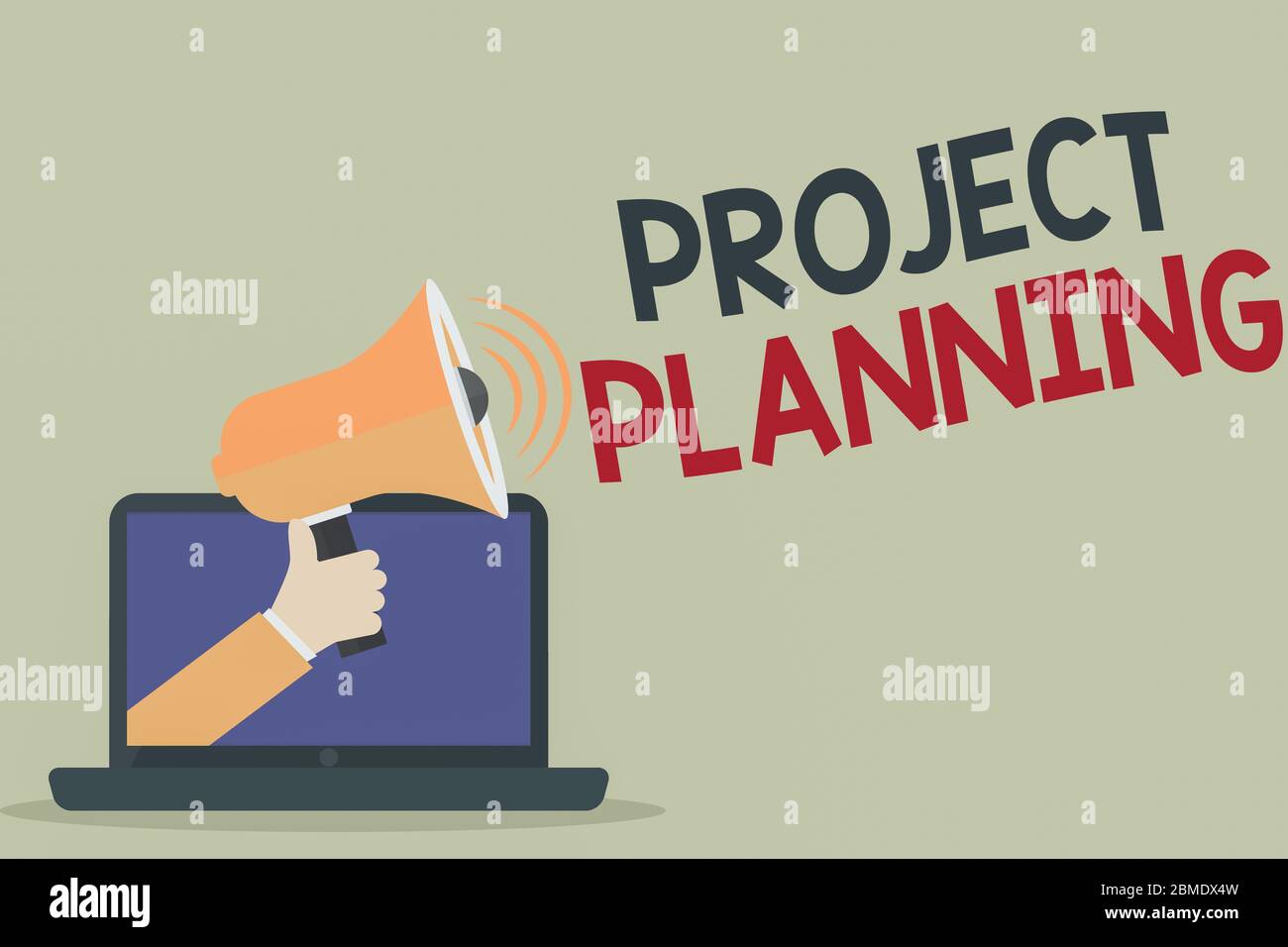 Text sign showing Project Planning. Business photo showcasing schedules ...