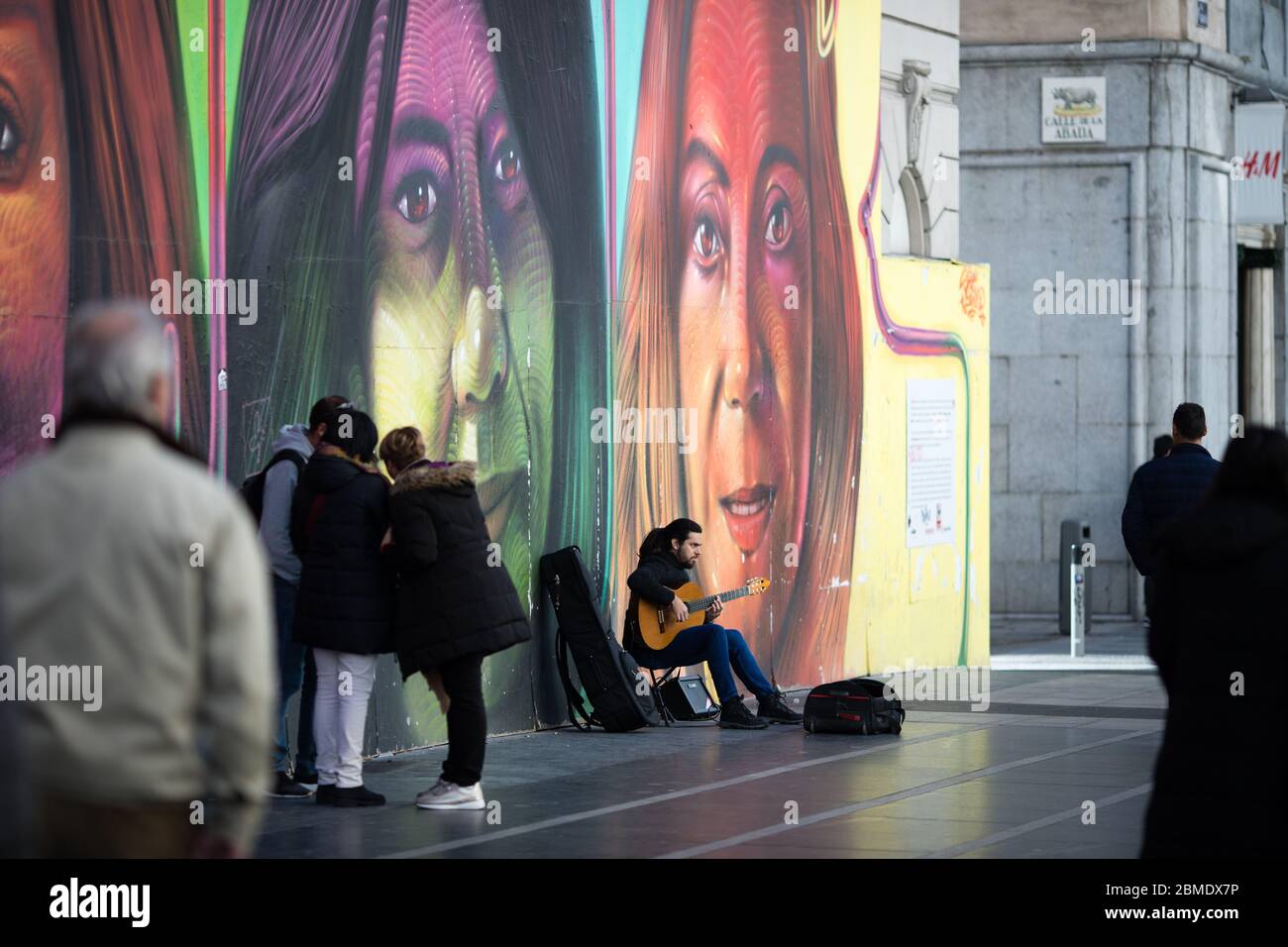 Scene from Madrid, Spain Stock Photo - Alamy