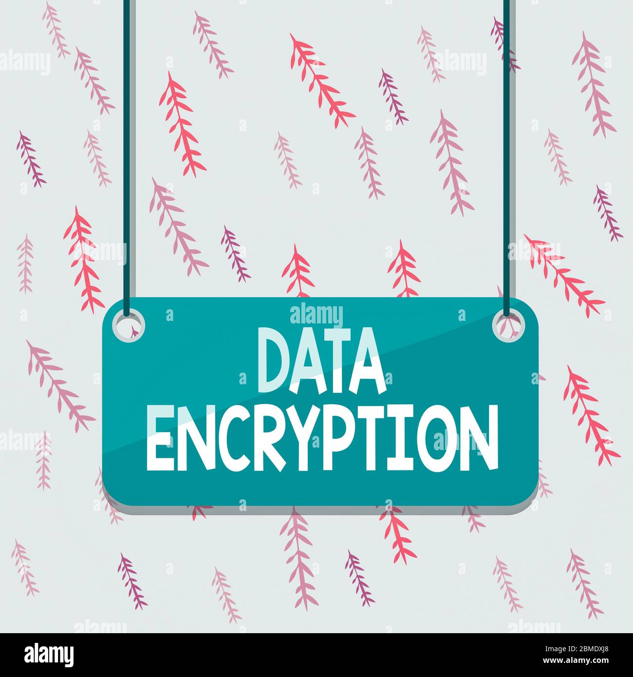 Handwriting text Data Encryption. Conceptual photo Symmetrickey algorithm for the encrypting ...