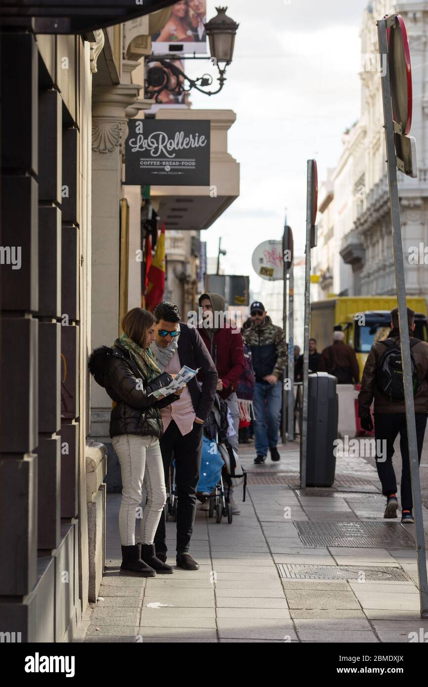 Scene from Madrid, Spain Stock Photo - Alamy