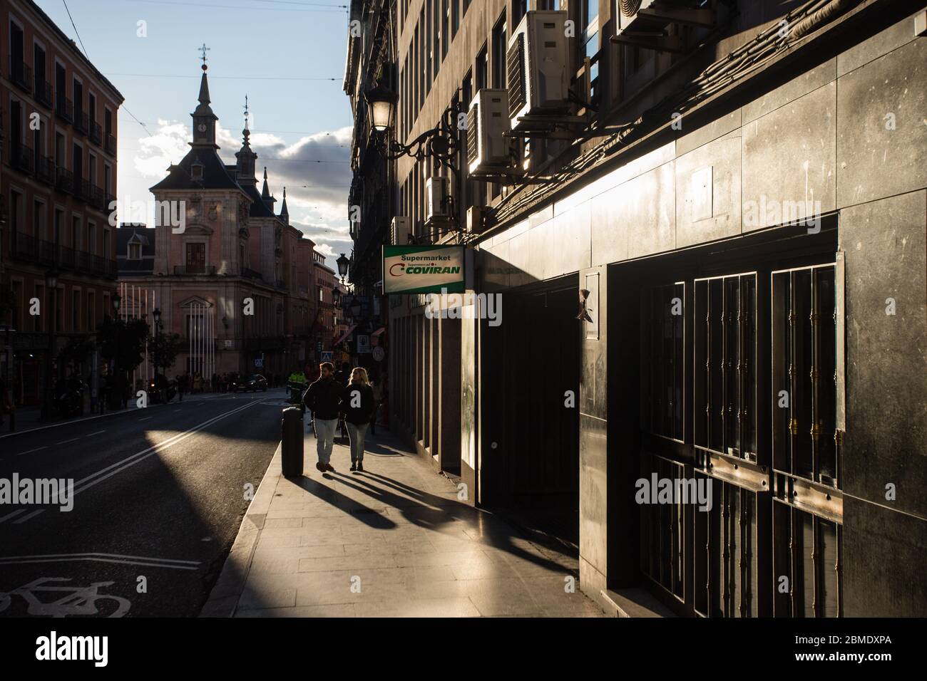 Scene from Madrid, Spain Stock Photo - Alamy