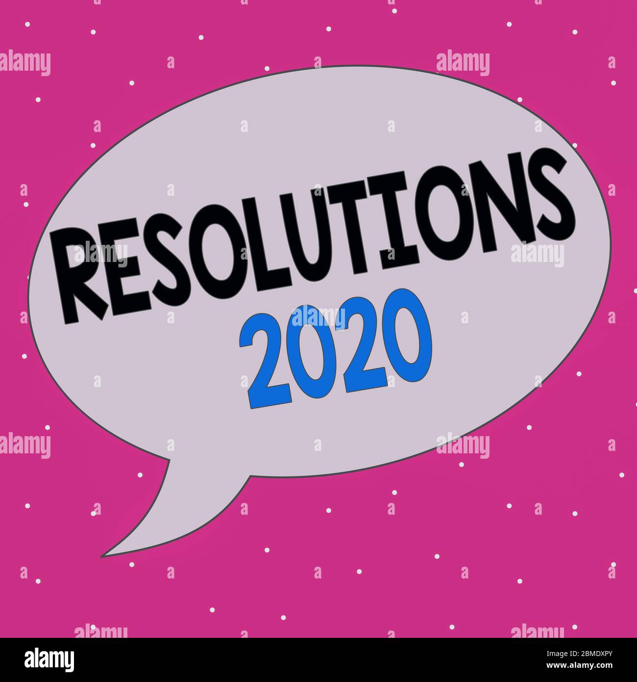 Handwriting text writing Resolutions 2020. Conceptual photo list of ...